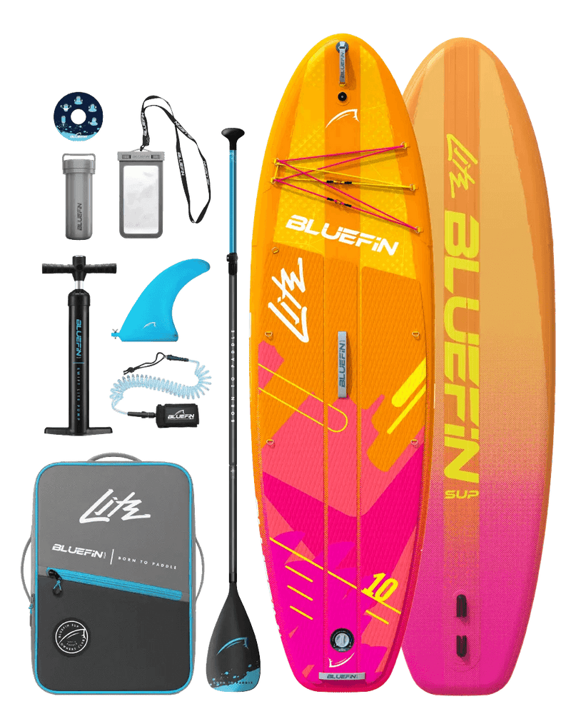 Pink Coral Lite Aufblasbares Paddleboard-Sortiment – Bluefin SUP